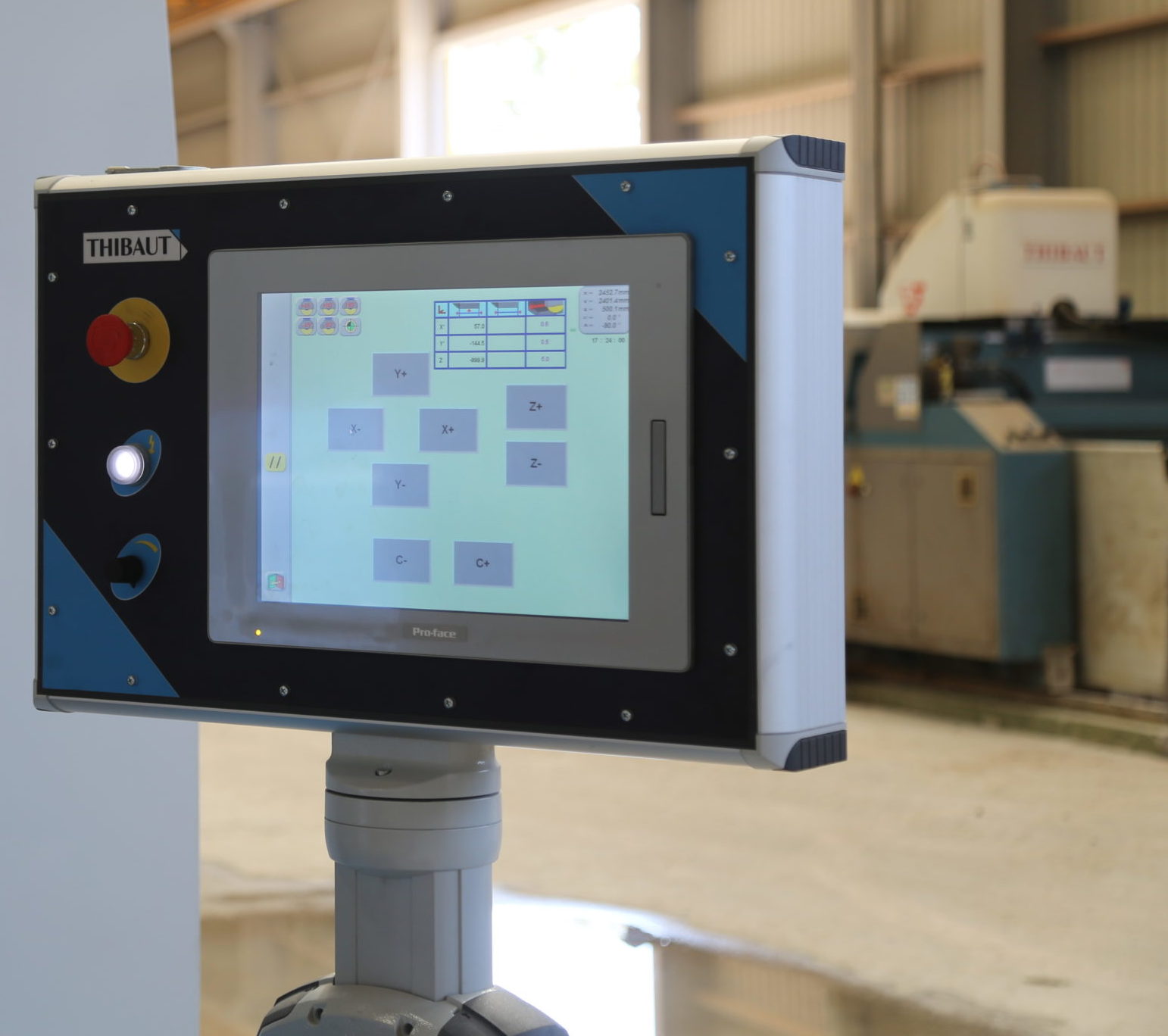 TC1600 5-axis Thibaut CNC bridge saw and stone cutting machine ...